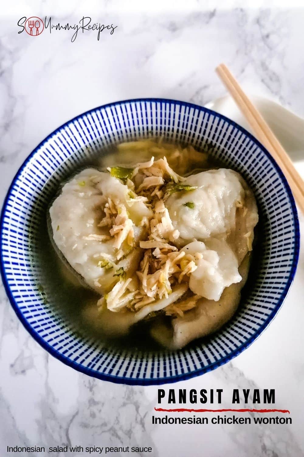 Pangsit Ayam (Indonesian Chicken Wontons) - So Yummy Recipes